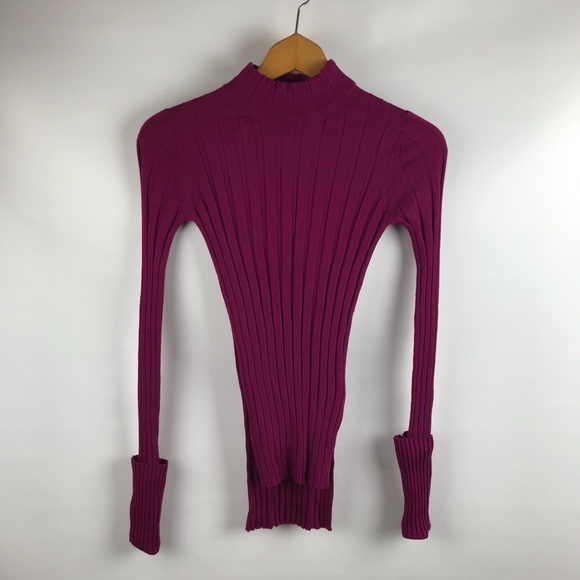 Theory | Sweaters | Nwt Theory Wide Ribbed Mock Neck Merino Sweater | Poshmark